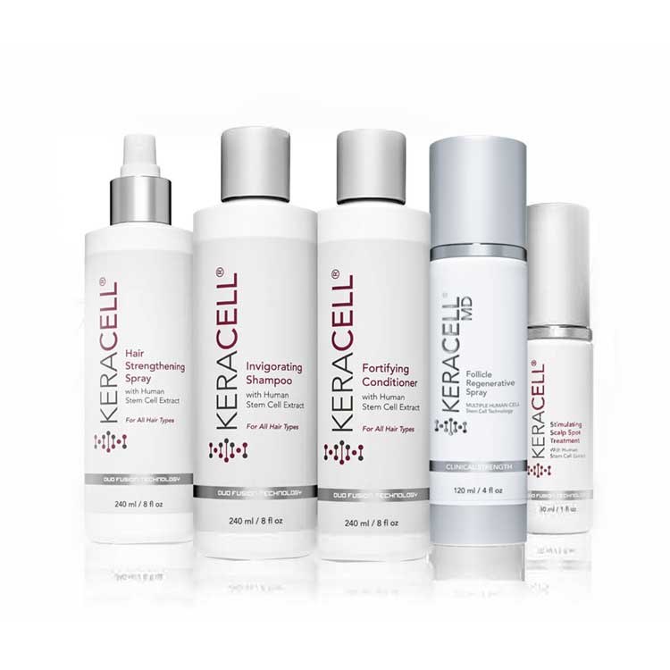 Complete Systems: (5 Pack) Keracell MD Hair & Scalp Revitalizing System